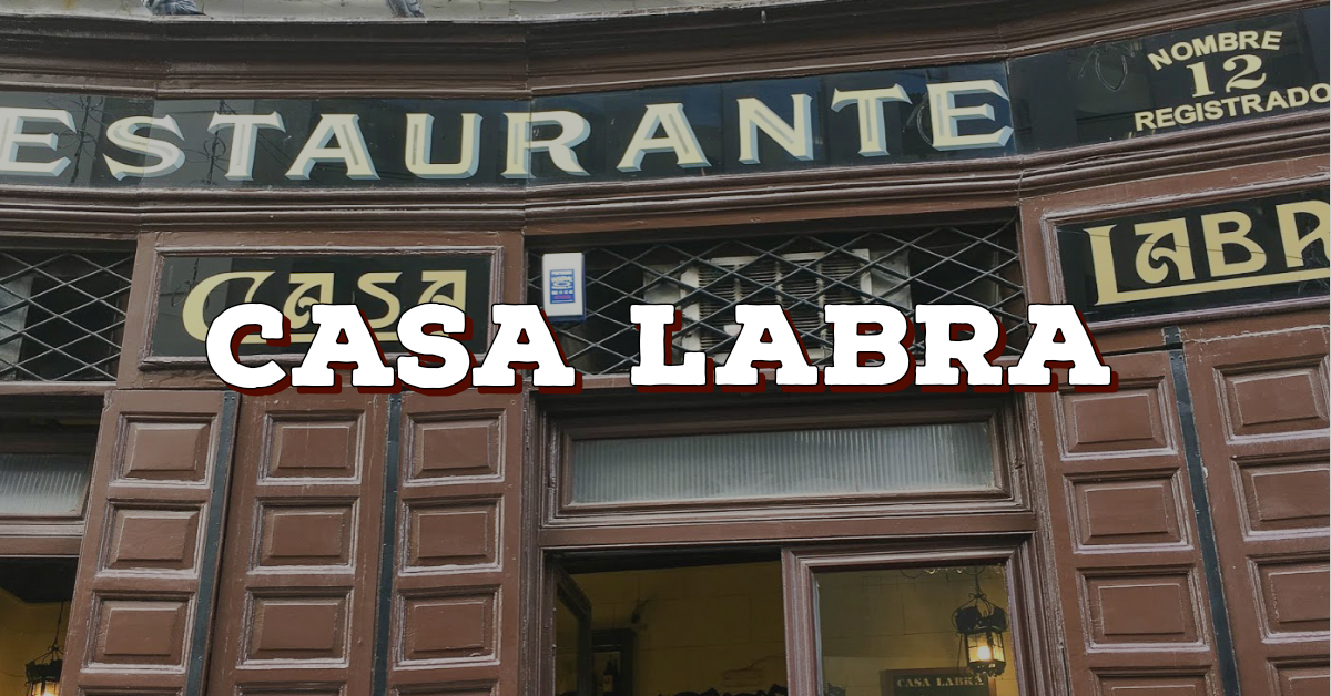 Centenarios: Casa Labra y su tapa de bacalao desde 1860 – Gato por Madrid